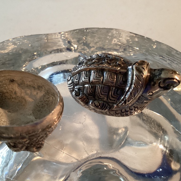 Sterling miniature turtle, 925 | Jewelry | Sterling Turtle Pill Box ...